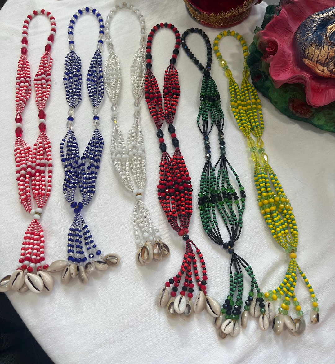 Elekes/collares/necklace / Yoruba Santeria/16 Pulgadas De Largo /16inch ...