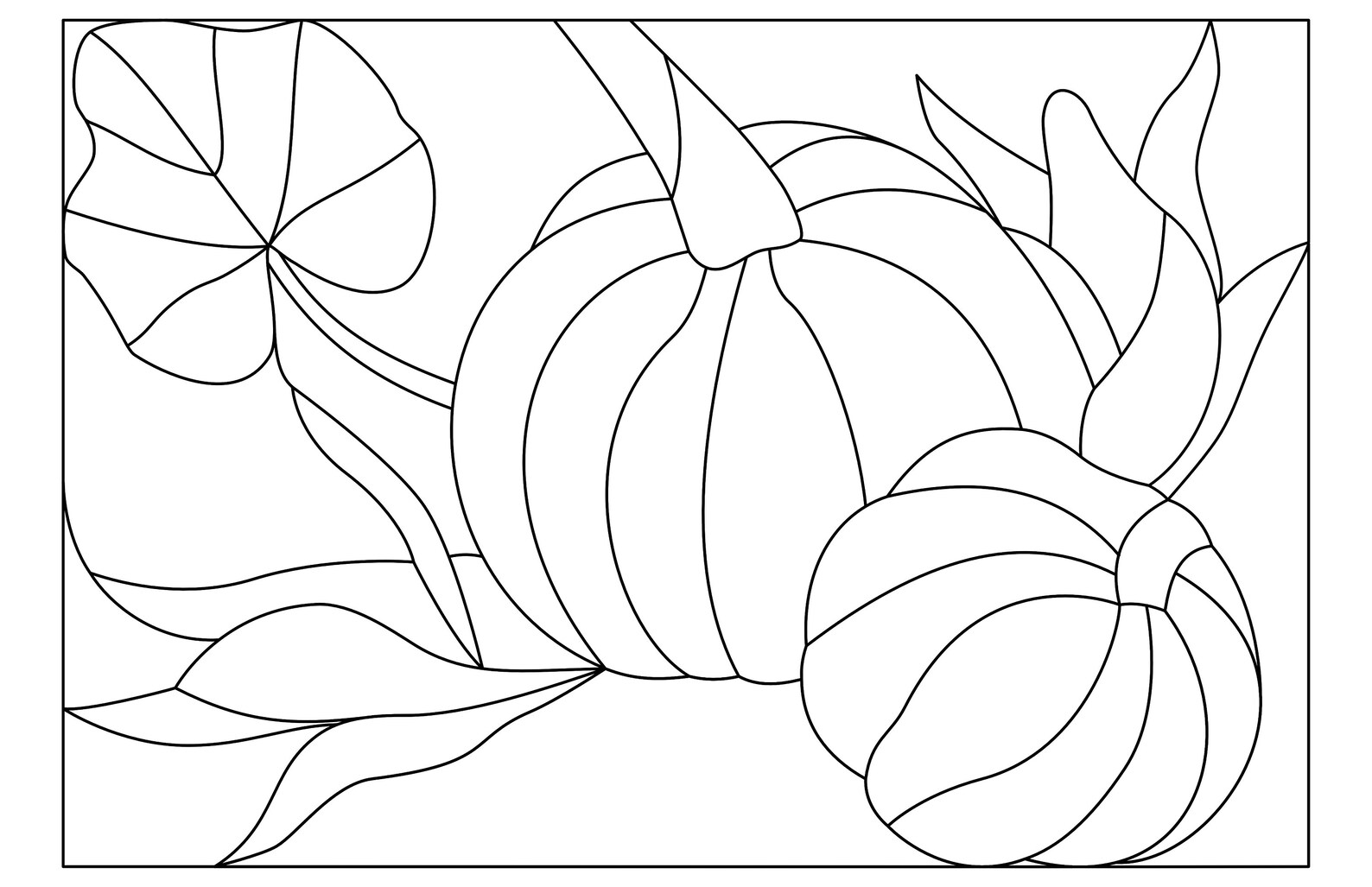 This Stained Glass Pattern Celebrates the Harvest Season and ...