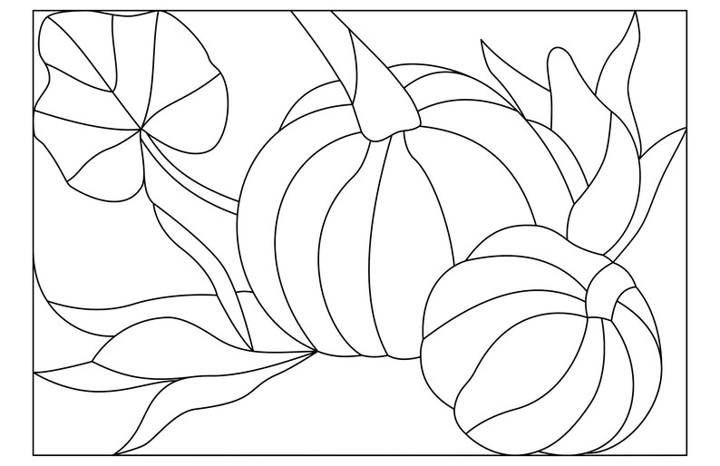 This Stained Glass Pattern Celebrates the Harvest Season and ...
