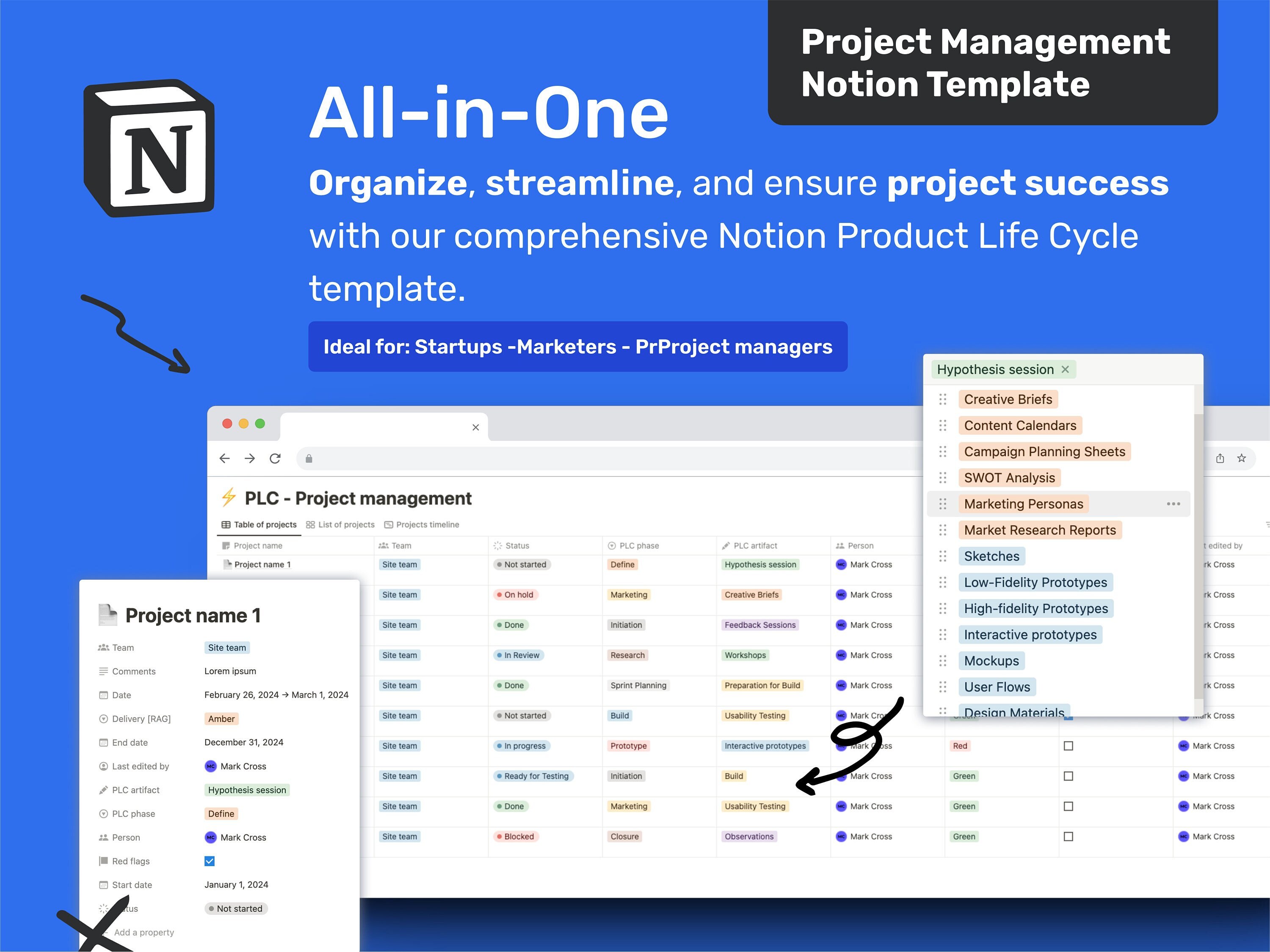 Projectpulse Project Management Notion Template Product Life Cycle ... Projectpulse Project Management Notion Template Product Life Cycle ...