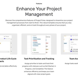 Projectpulse Project Management Notion Template - Product Life Cycle ...