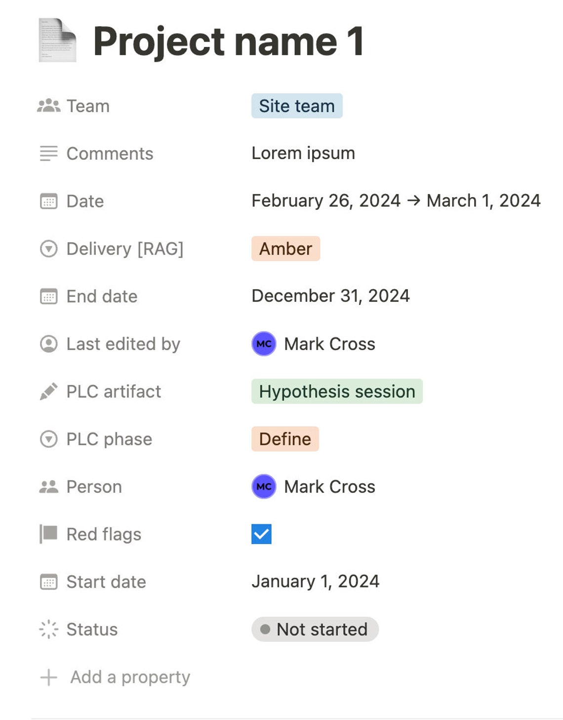 Projectpulse Project Management Notion Template - Product Life Cycle ...