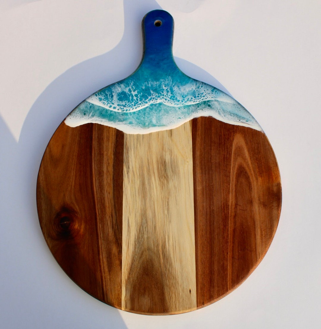 Round Ocean Wave Board Large (design 1) - Etsy