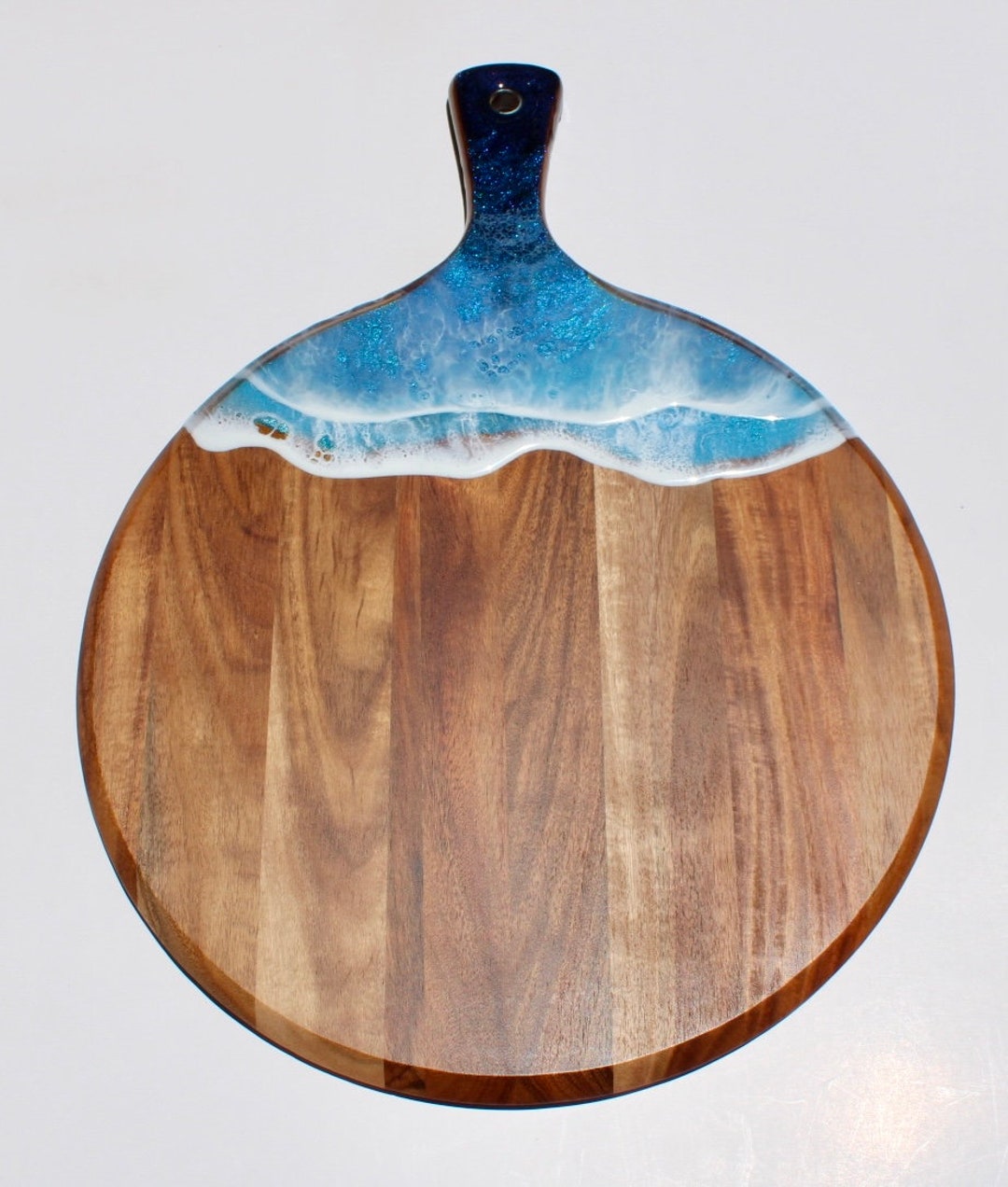 Round Ocean Wave Board Medium (design 2) - Etsy