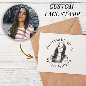 Personalized Photo Stamp, Custom Portrait Stamps, Customizable With Any ...