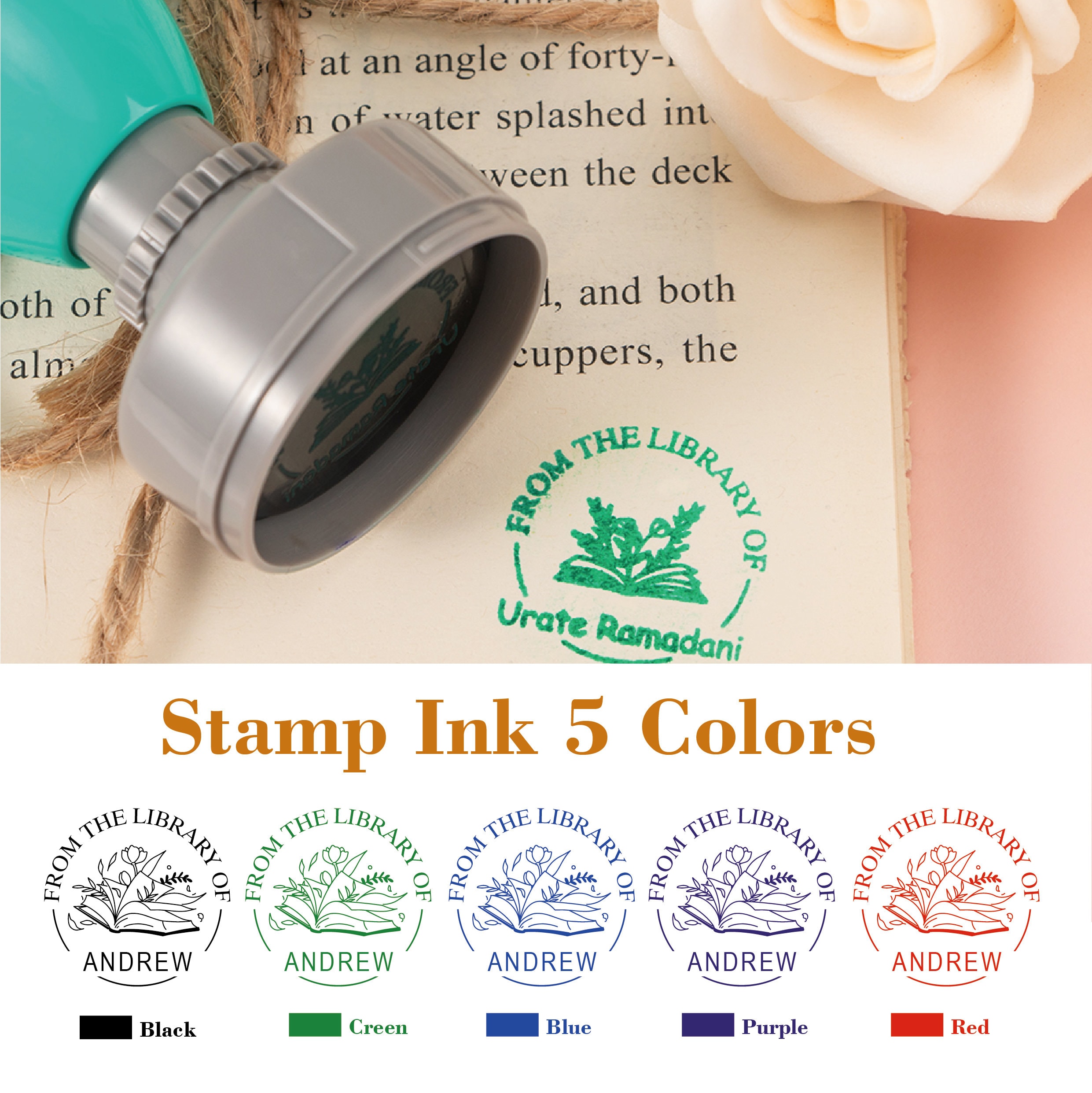 Custom Teacher Stamp, Custom Logo Stamp, Custom Stamp Design, Business ...