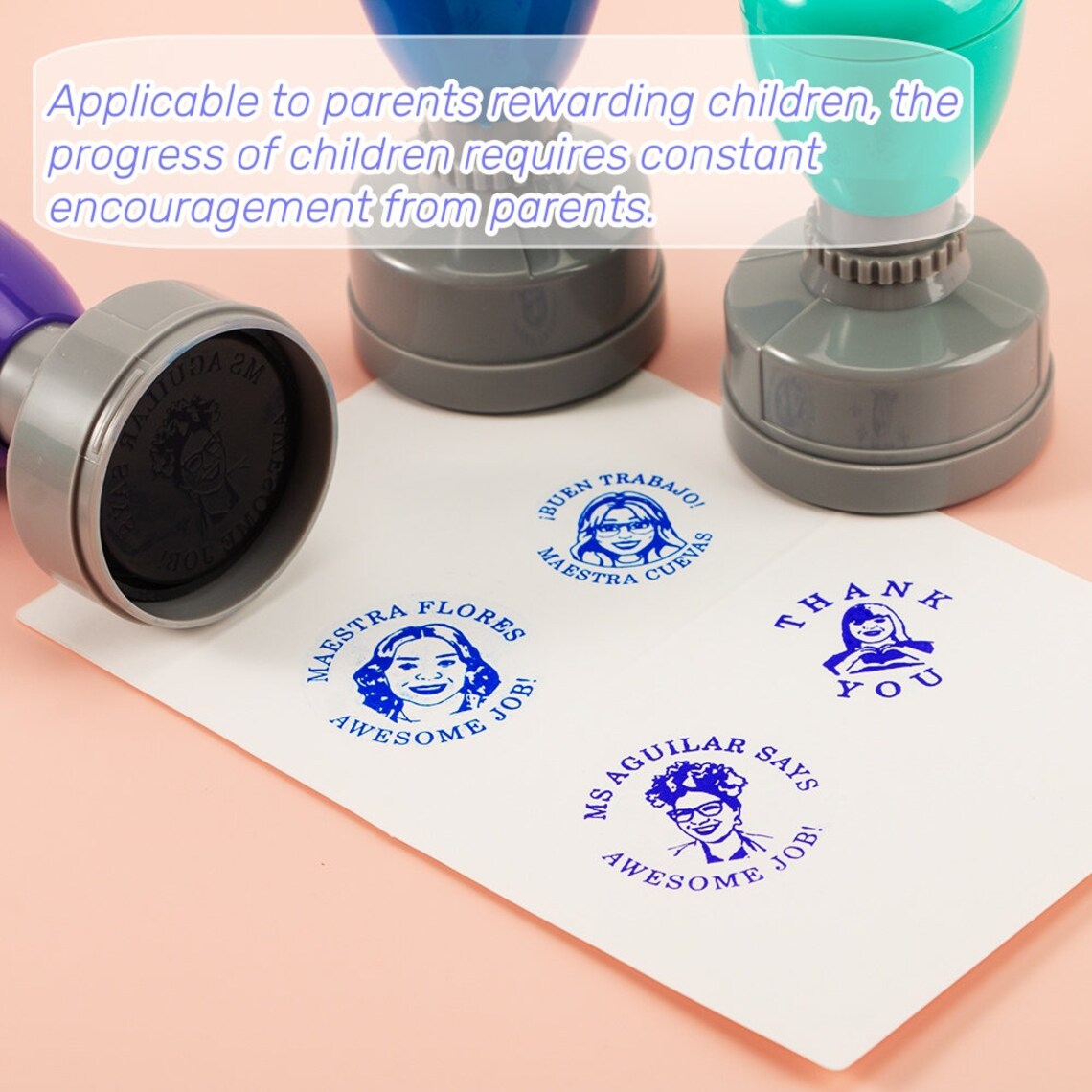 Custom Teacher Stamp, Custom Logo Stamp, Custom Stamp Design, Business ...