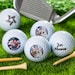 Your Face Golf Balls, Personalized Face Golf Balls, Printed on Recycled ...
