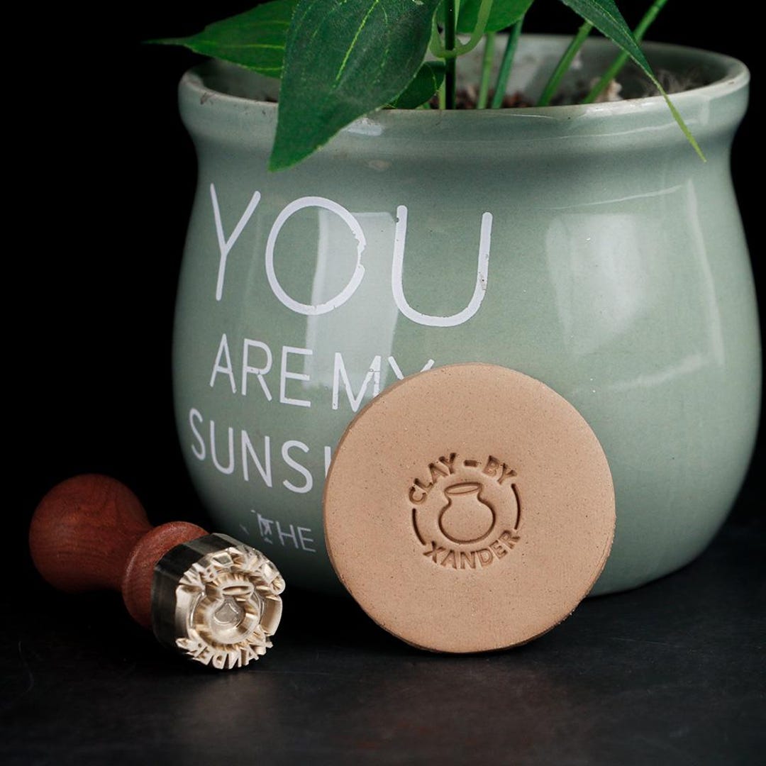 Custom Pottery Stamp/custom Clay Signature Stamp/personalized Signature ...