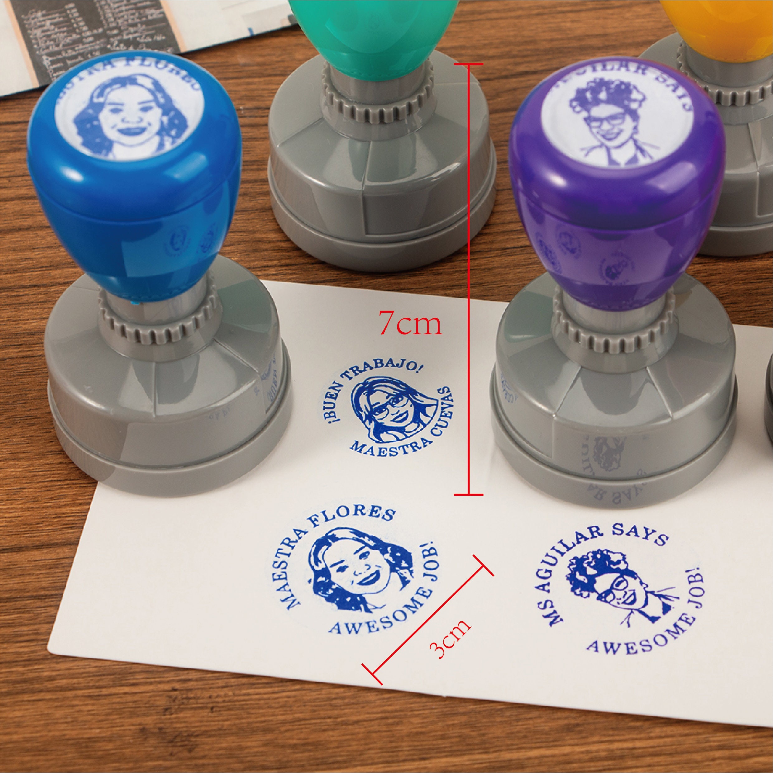 Custom Teacher Stamp, Custom Logo Stamp, Custom Stamp Design, Business ...