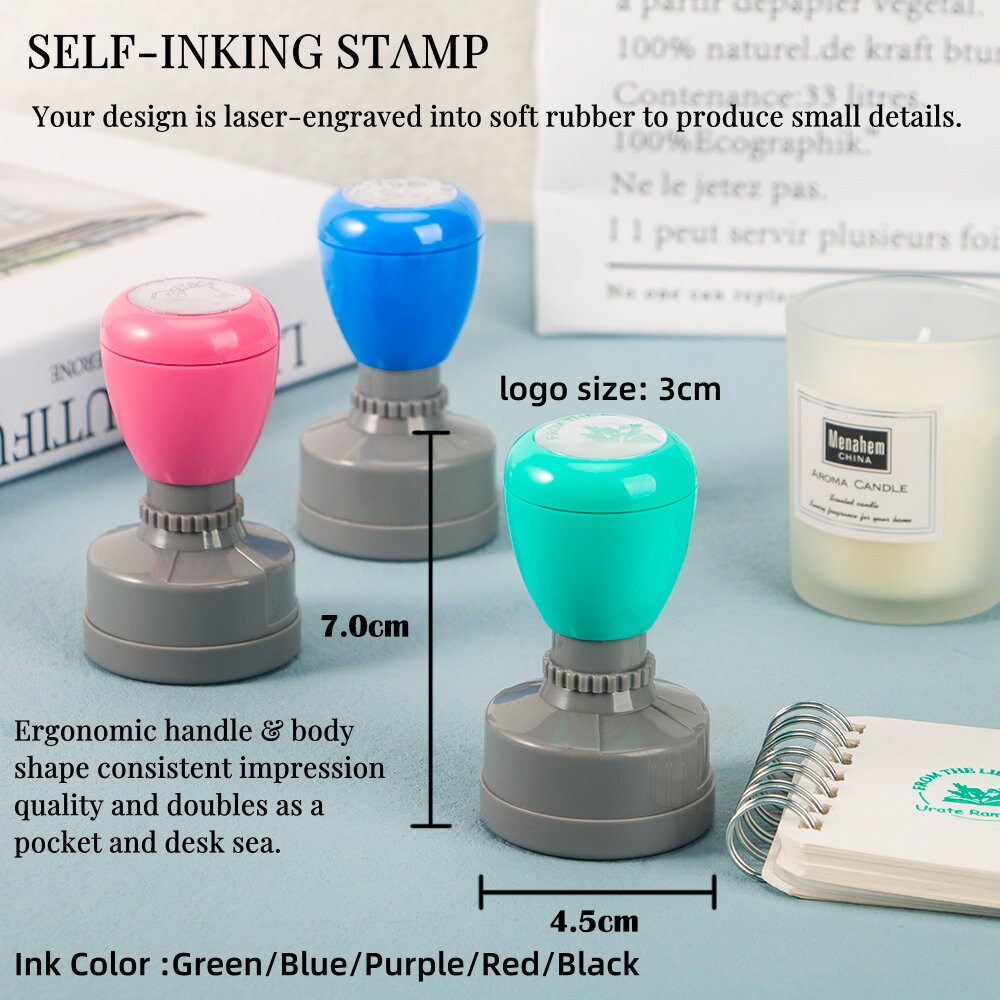 Custom Book Stamp Self Inking Library Stamp Graduation Gift Bookplate ...