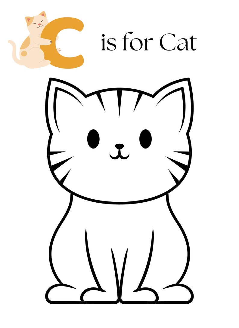 Colorful Alphabet Safari: Animals From A to Z | Coloring Book ...