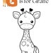 Colorful Alphabet Safari: Animals From A to Z | Coloring Book ...