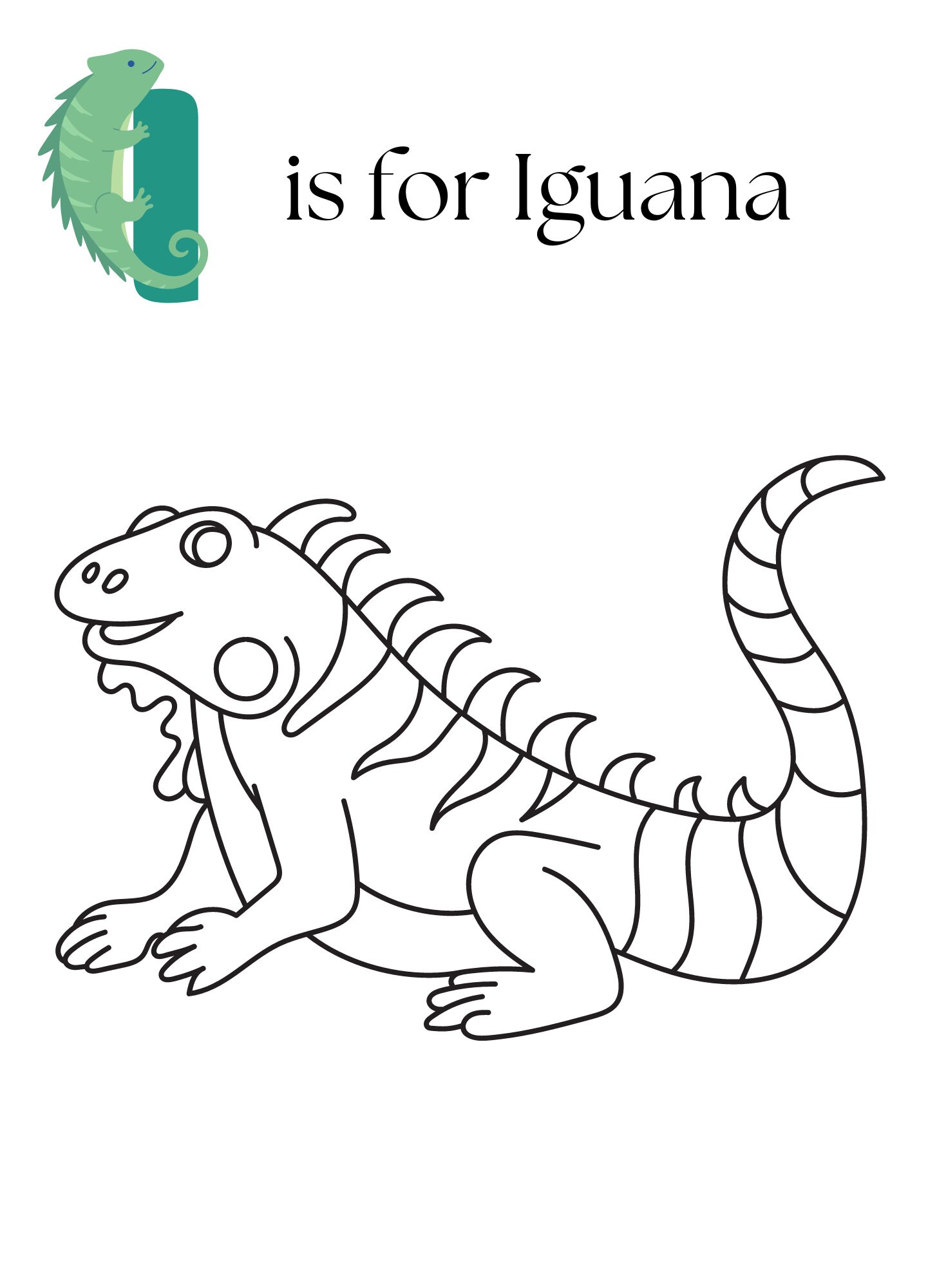 Colorful Alphabet Safari: Animals From A to Z | Coloring Book ...