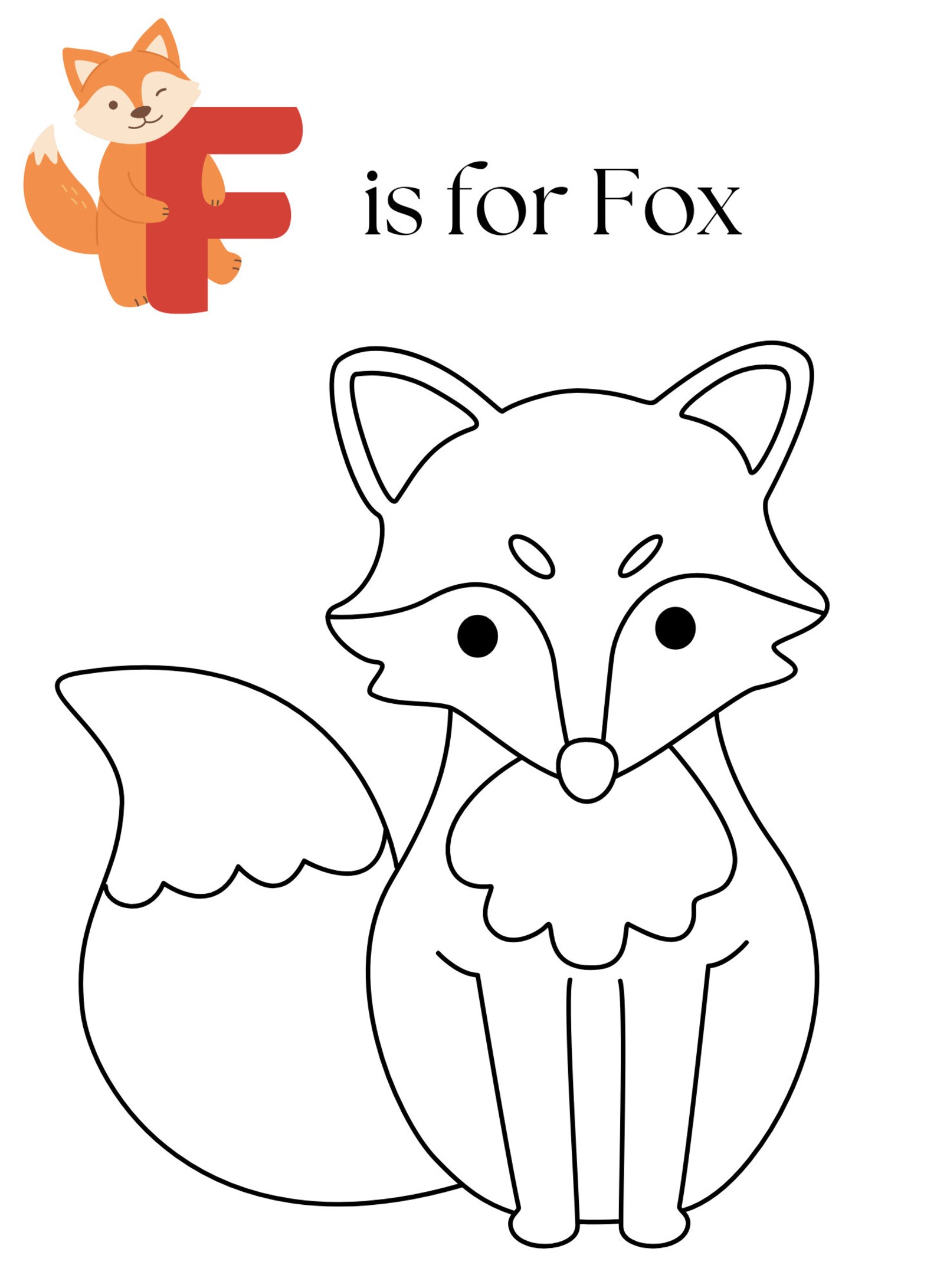 Colorful Alphabet Safari: Animals From A to Z | Coloring Book ...