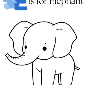 Colorful Alphabet Safari: Animals From A to Z | Coloring Book ...