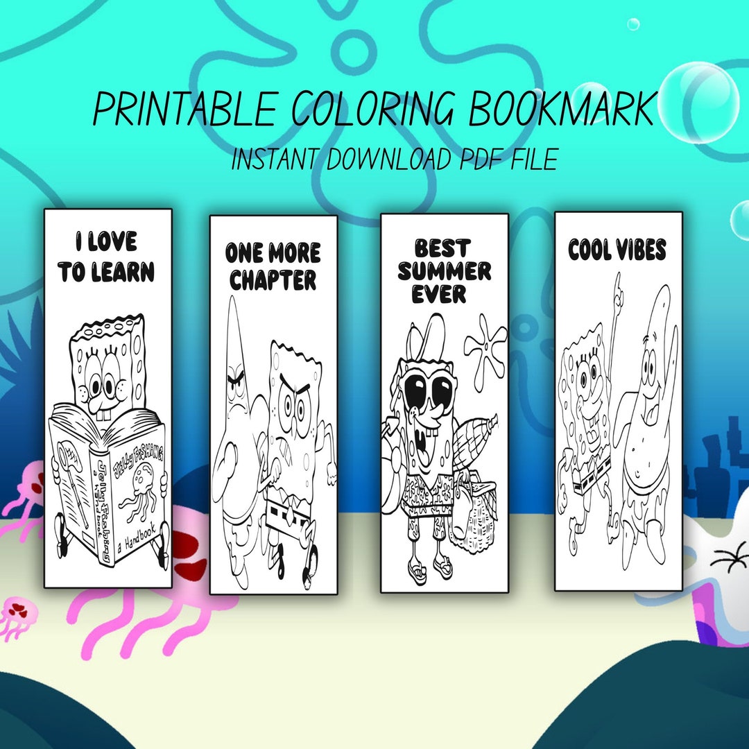 Spongebob Squarepant Activity Sheet Printable for School Fun Activity ...