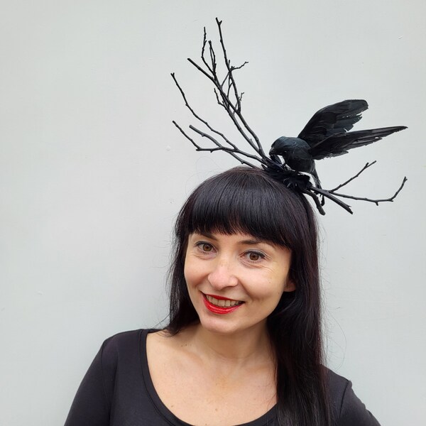 Halloween Fascinator - Etsy