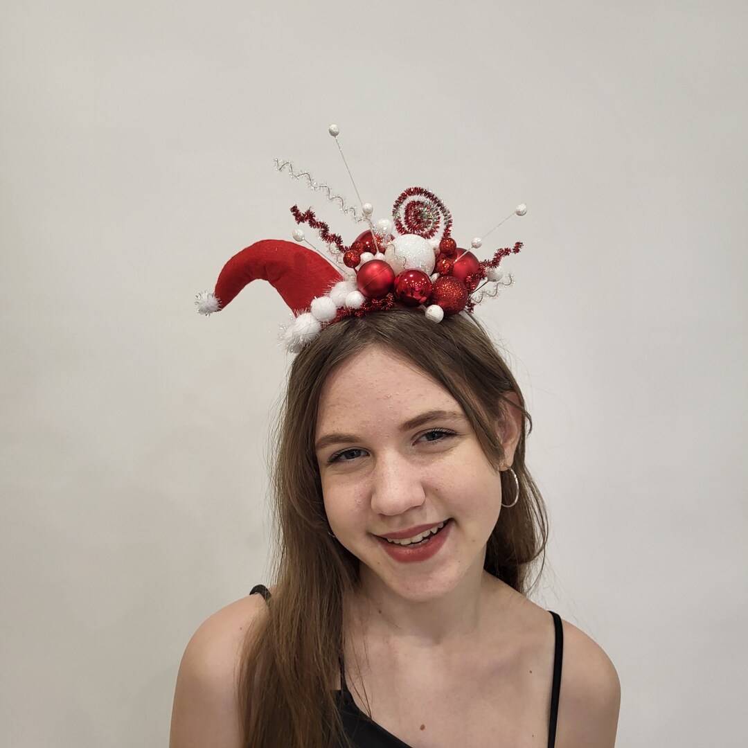 Christmas Headband Adult, Candy Cane Headband Adult, Ball Ornament ...