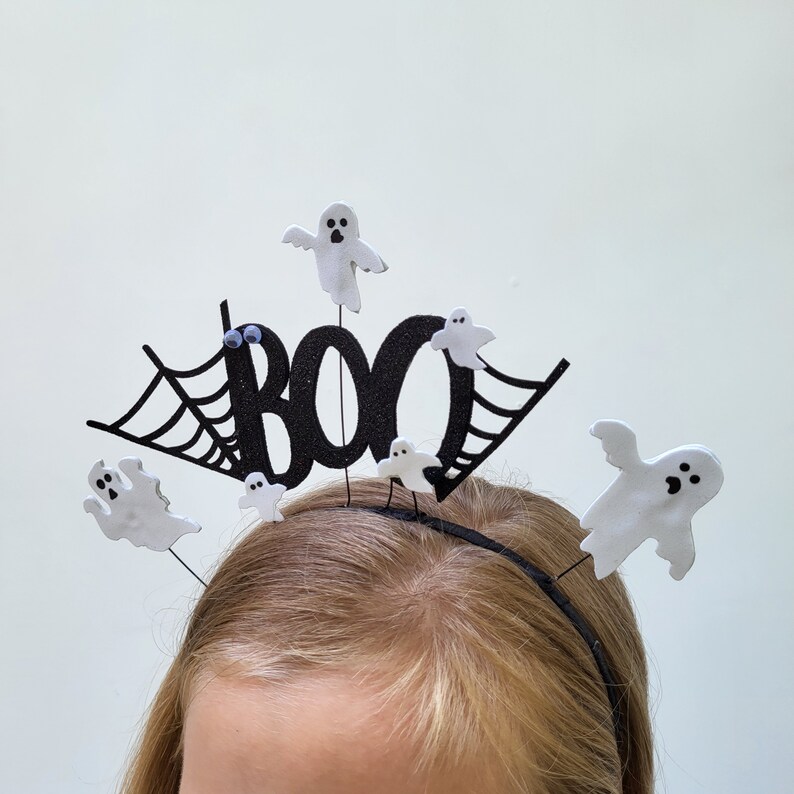 Spooky Ghost Halloween Headband for Girl, Ghost Headband for Kids, Boo ...