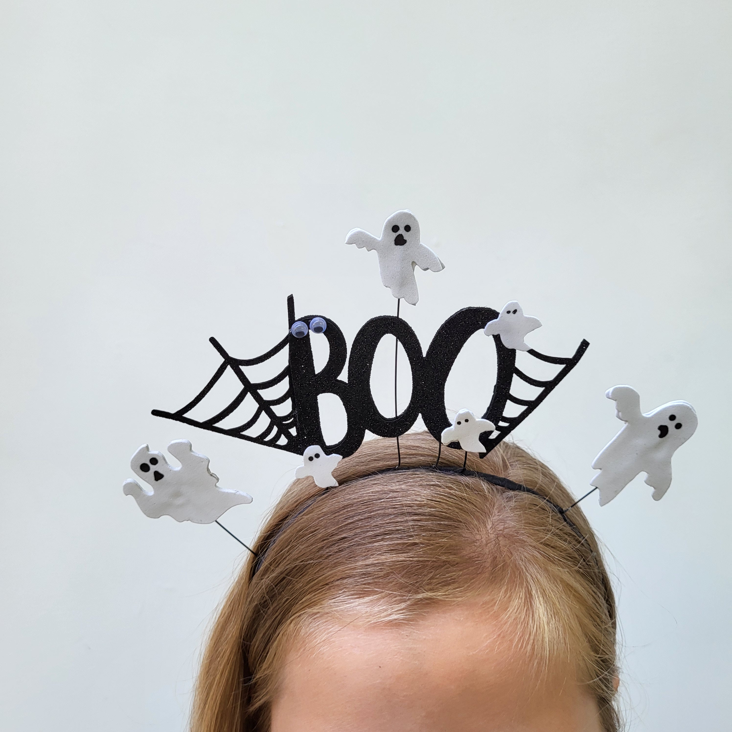 Spooky Ghost Halloween Headband for Girl, Ghost Headband for Kids, Boo ...