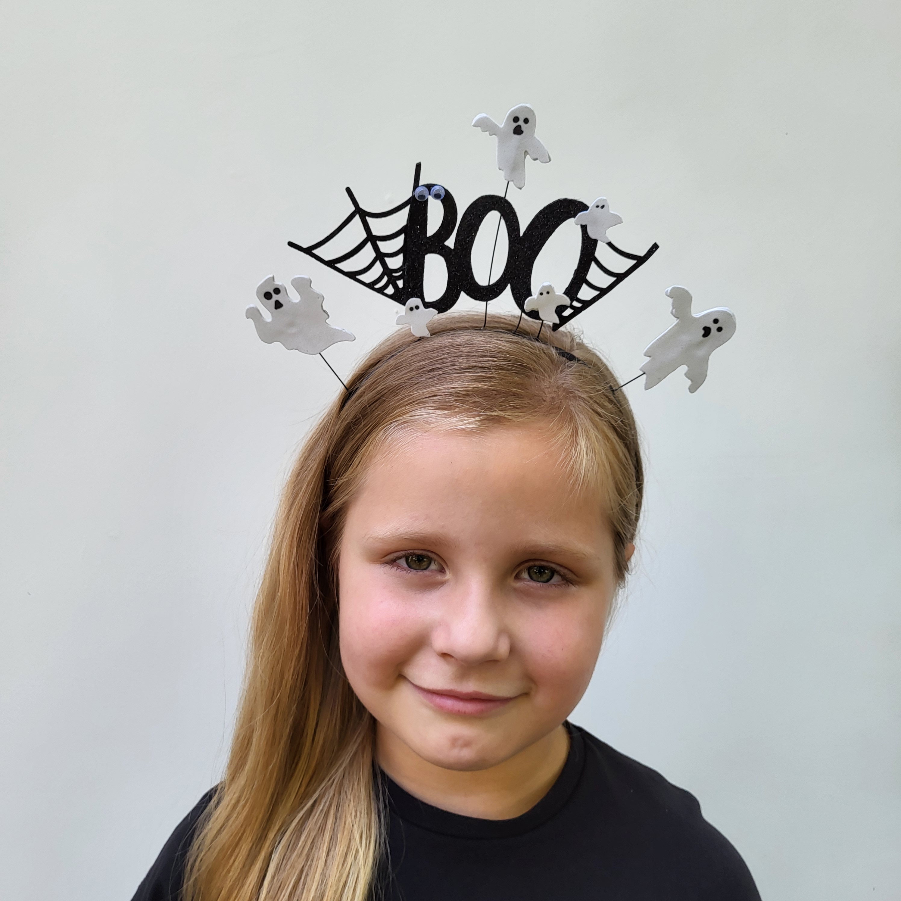 Spooky Ghost Halloween Headband for Girl, Ghost Headband for Kids, Boo Halloween Headband for ...