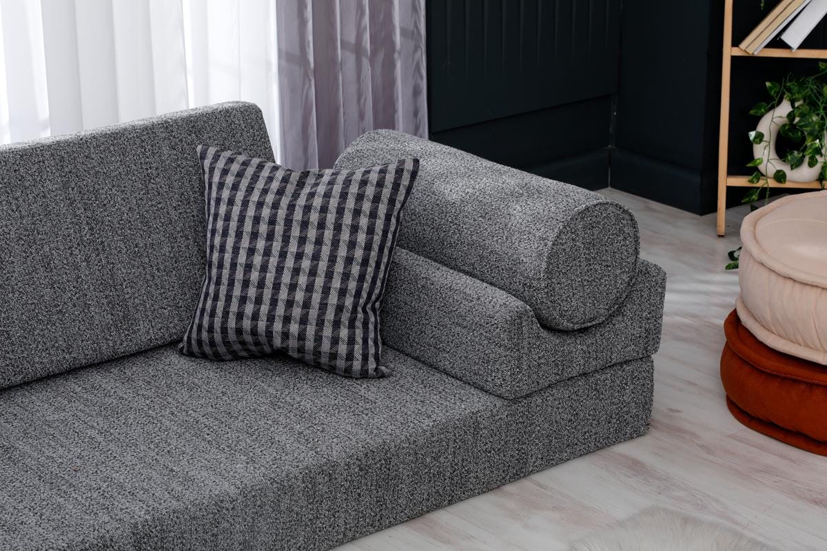 Grey Floor Sofa, Yoga Meditation Sofa, Bohemian Floor Sofa, Arabian ...