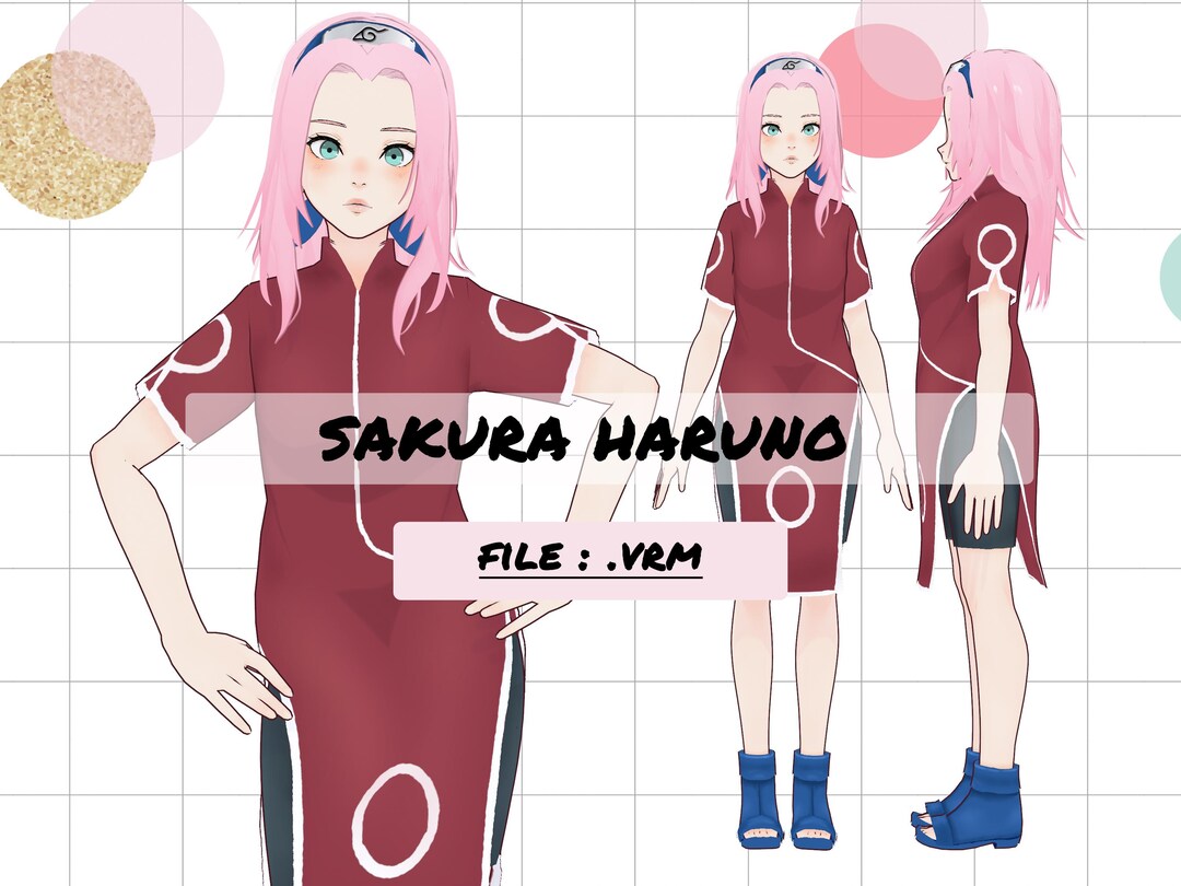 Vroidstudio: Sakura Haruno (naruto) - Etsy