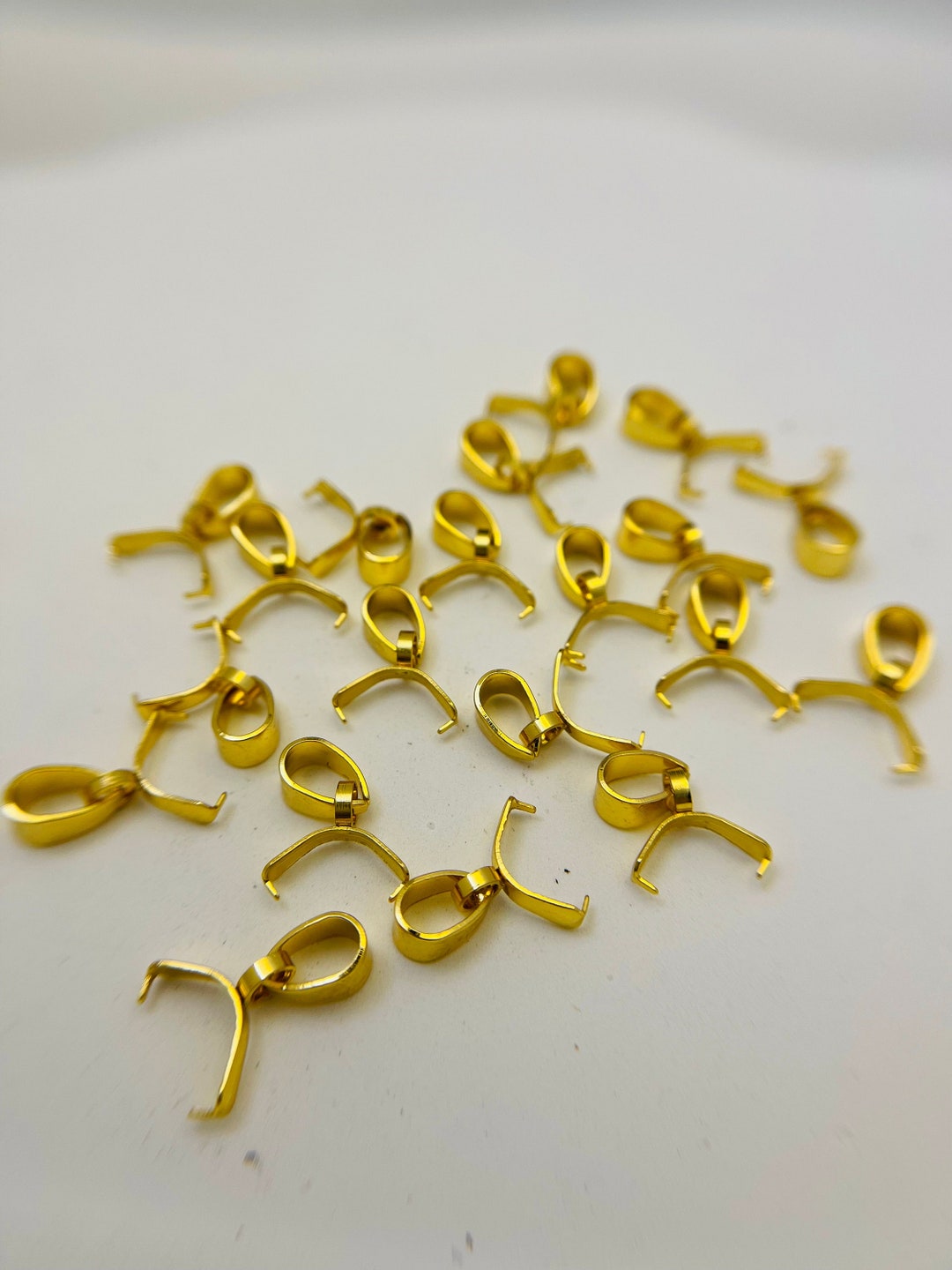 Gold Charm Connector Pendant Connector Chain Links 18K Gold Filled ...