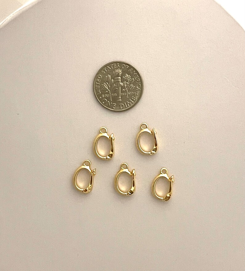 Gold Filled Push Gate Clasps 18K Gold Filled Push Gate Clasps for ...