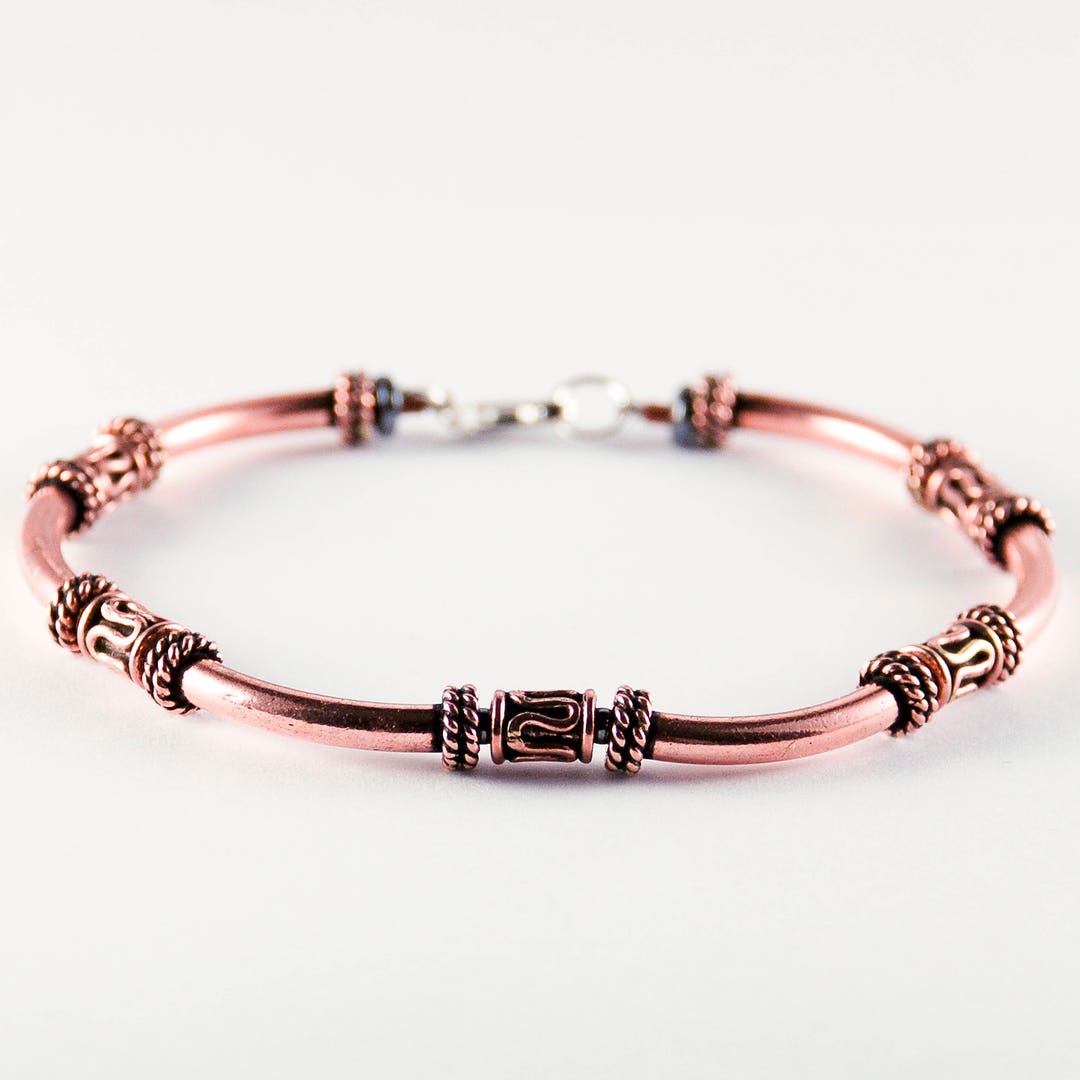 Simple Copper Bracelets - Men - Women - Unisex - Copper Jewelry - 7th ...