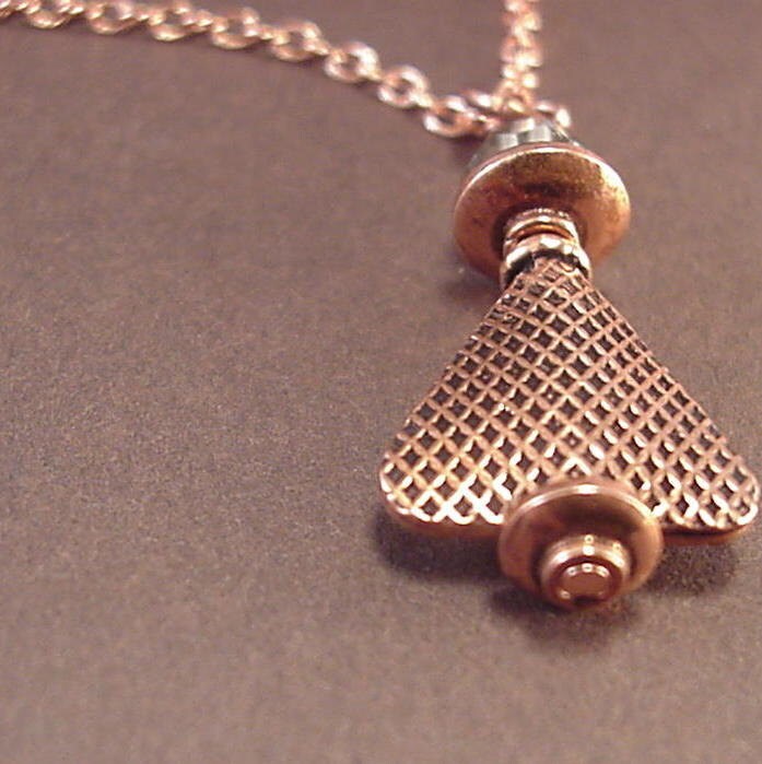 Copper Jewelry Copper Anniversary Gift Copper Pendant - Etsy