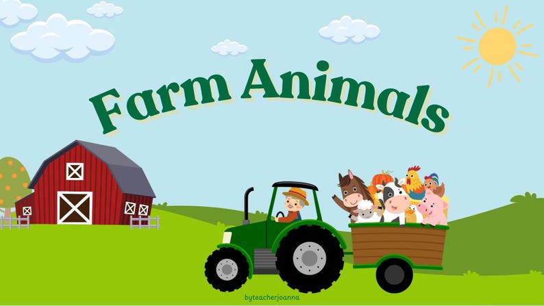 Buy 1 Take 1: Farm Animals Printable Flash Cards + Powerpoint ...