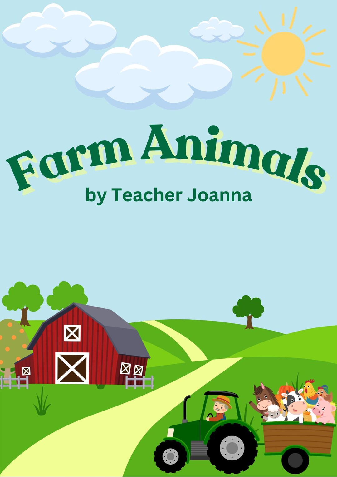 Printable 'farm Animals' Flash Cards (9 Cards) - Etsy
