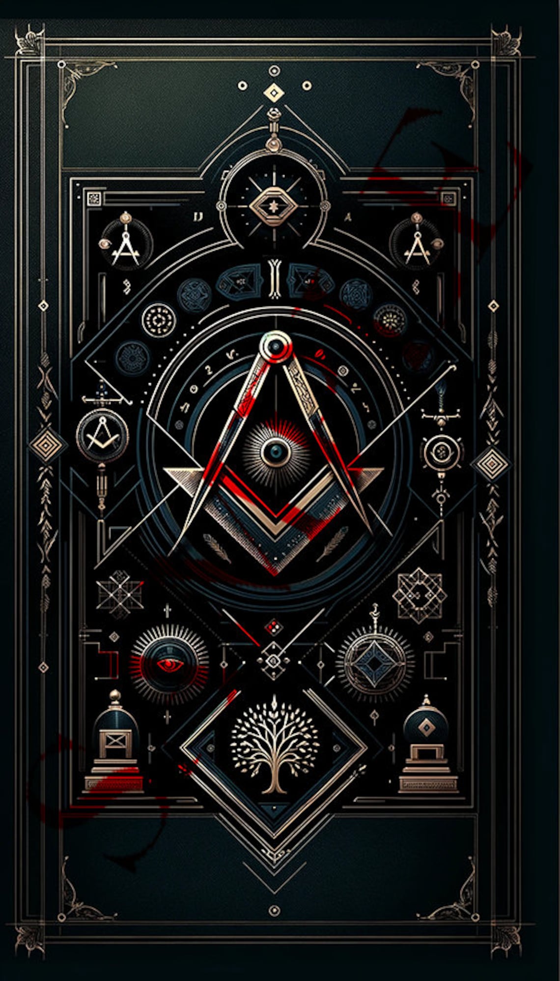 8 Digital Art Masonic Wallpapers - Etsy