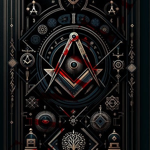 8 Digital Art Masonic Wallpapers - Etsy