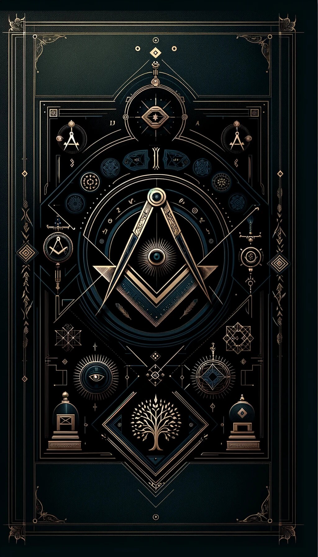 8 Digital Art Masonic Wallpapers - Etsy