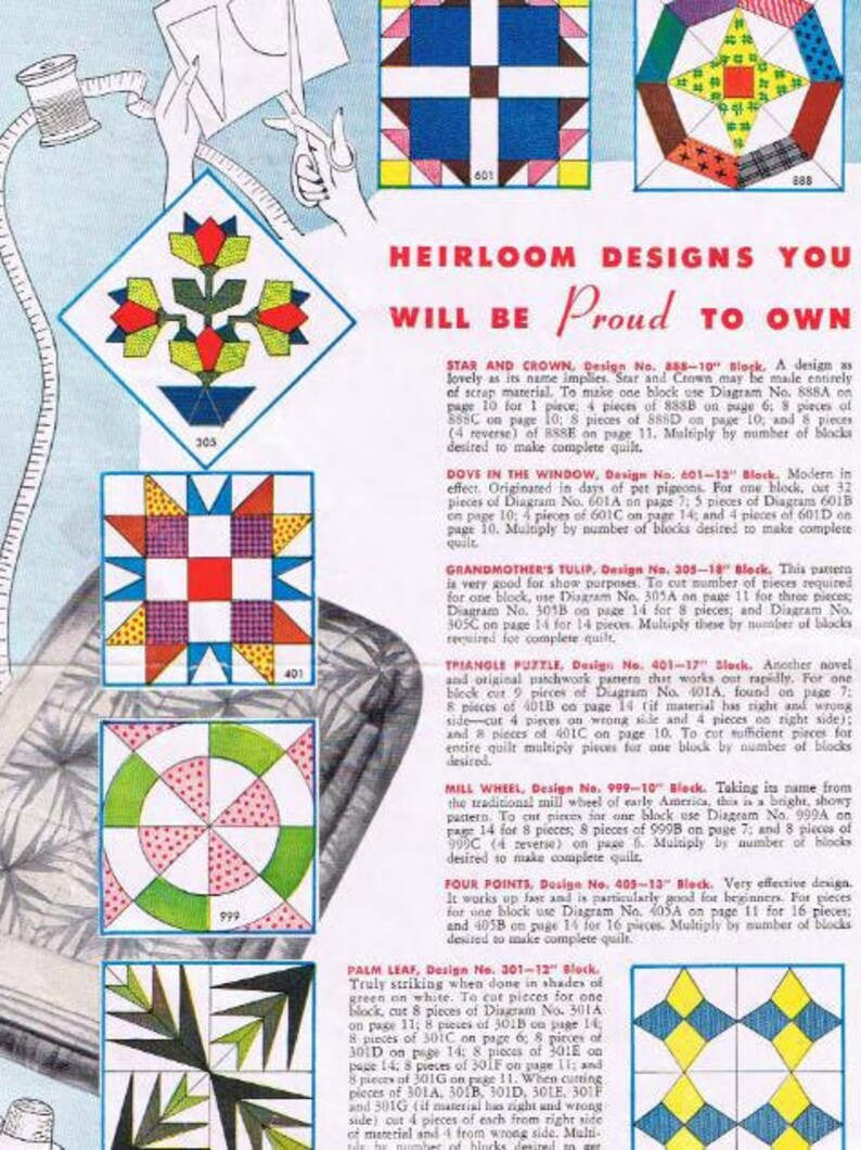 Quilt Pattern, Quilting, Quilt, Quilt Pattern Book, Quilting Book Pdf ...