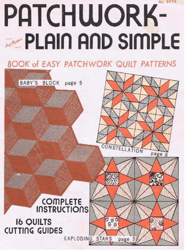 Quilt Pattern, Quilting, Quilt, Quilt Pattern Book, Quilting Book Pdf ...
