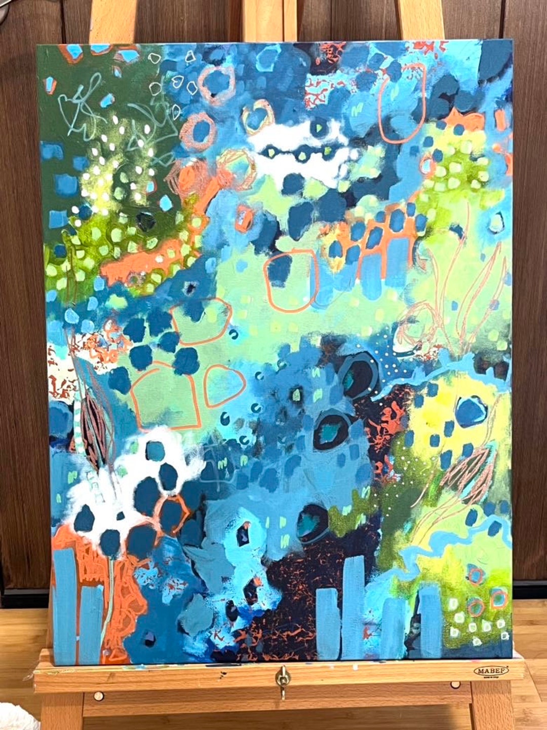 March Road Trip Colorful, Original 18 X 24 Abstract on Canvas - Etsy