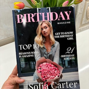 Custom Birthday Magazine – Done-for-you Vogue-style Keepsake ...