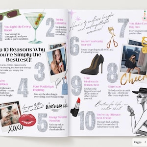 Custom Birthday Magazine – Done-for-you Vogue-style Keepsake ...