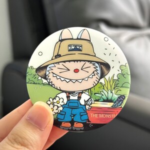 Labubu Badge Set the Monsters Clothes Cute Secret La Bubu Button Pin ...