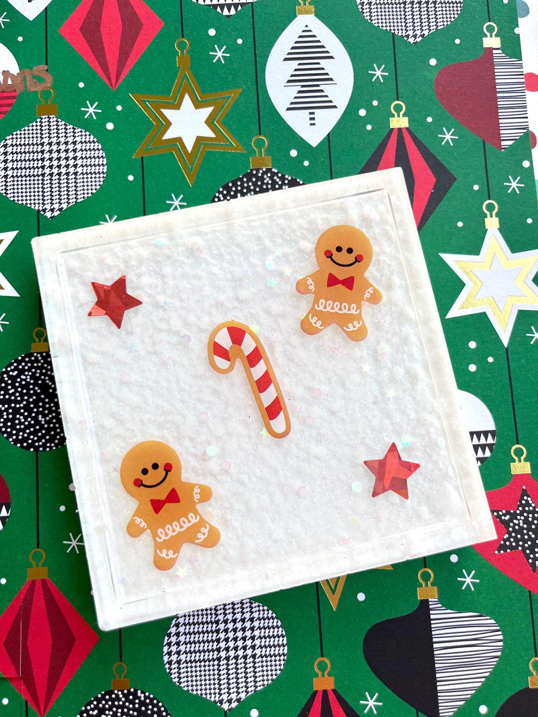 Christmas Gingerbread Man Trinkets Tray - Etsy