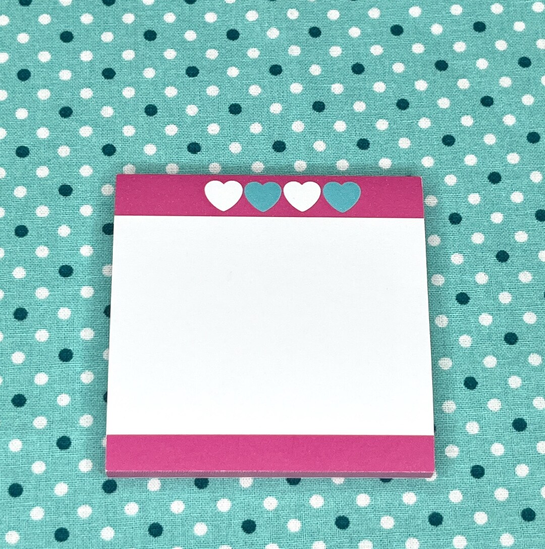 Heart 3x3 Notepad - Etsy