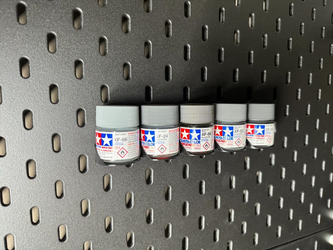 IKEA SKADIS Tamiya 10ml Paint Storage | Holds 5 Pots | Craft Organizer ...