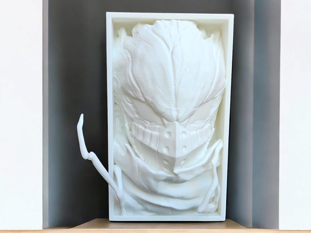 Deku Manga Bookend | My Hero Academia-inspired 3D Printed Book Nook ...