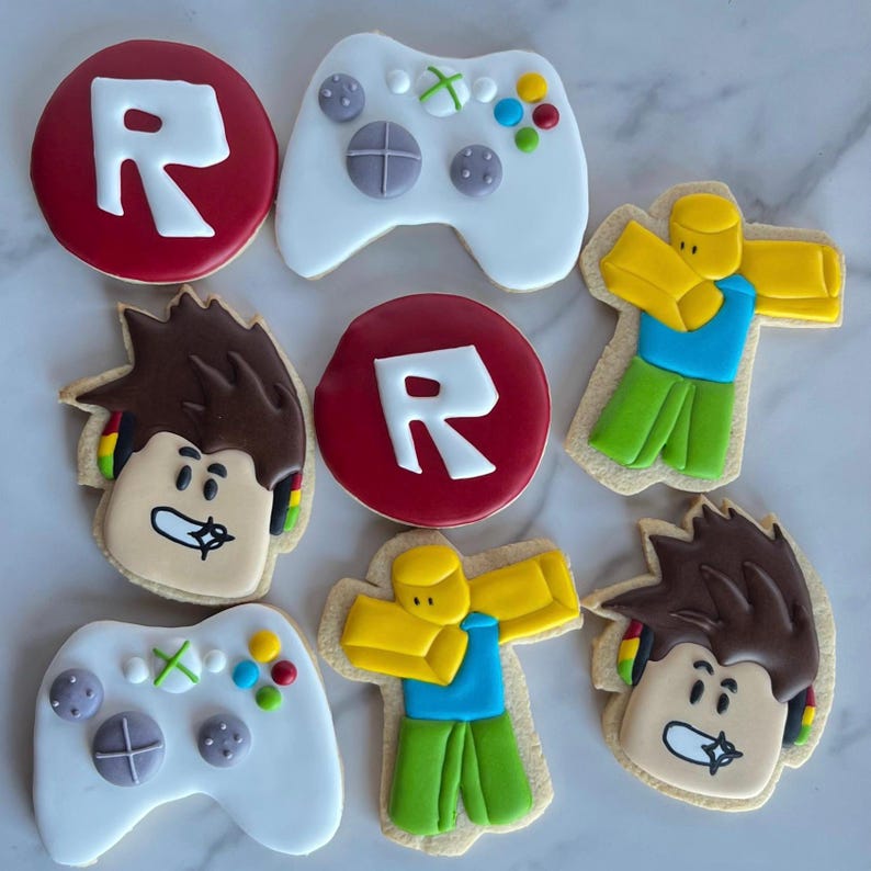 Cookies Decorated Roblox - Etsy