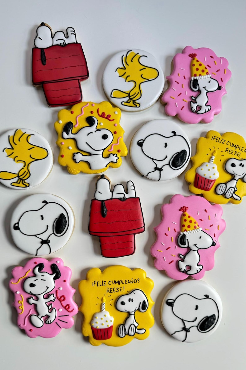 Cookies Decorated Snoppy - Etsy