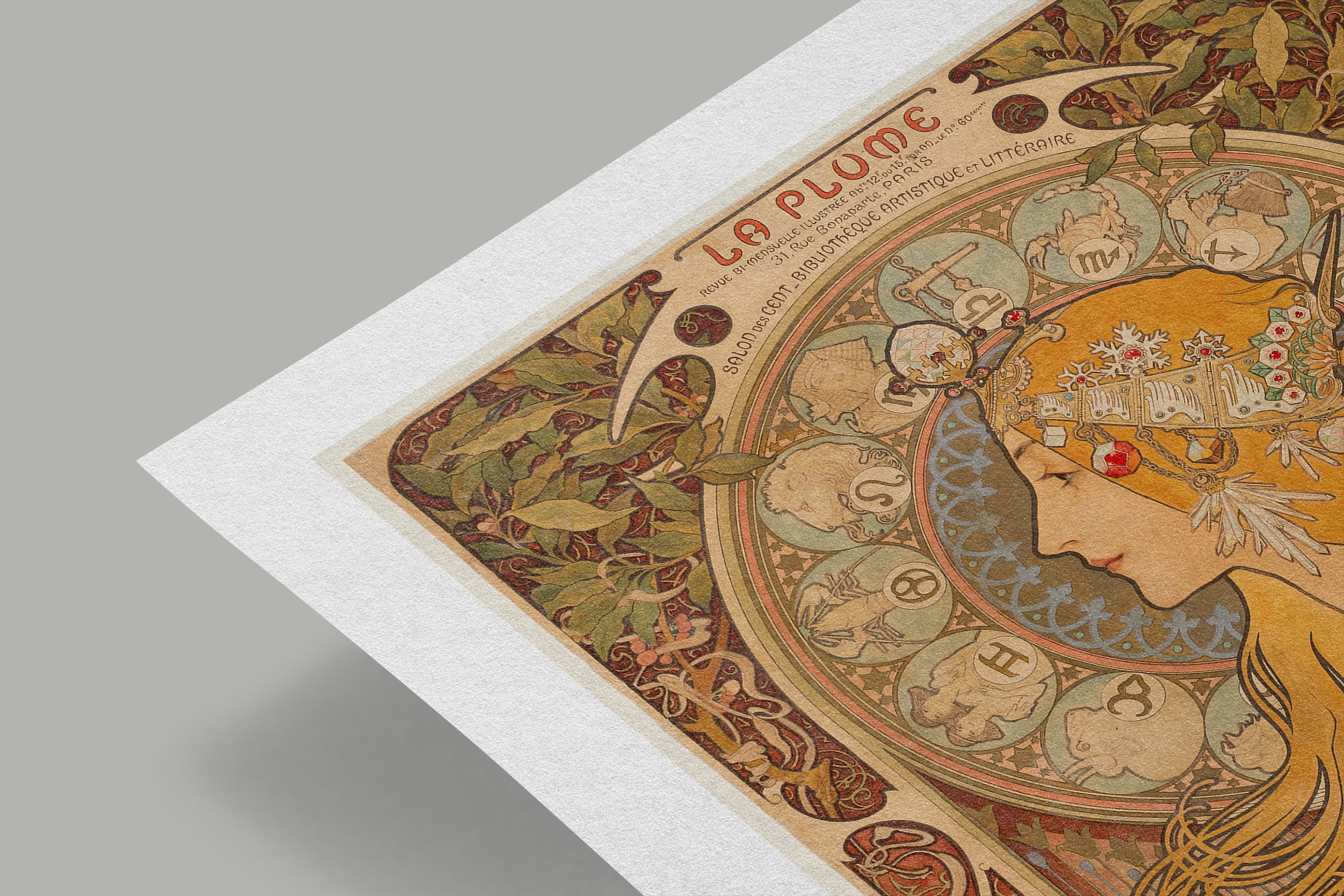 Alphonse Mucha - Zodiac Framable Print • Various Sizes for Your Space ...